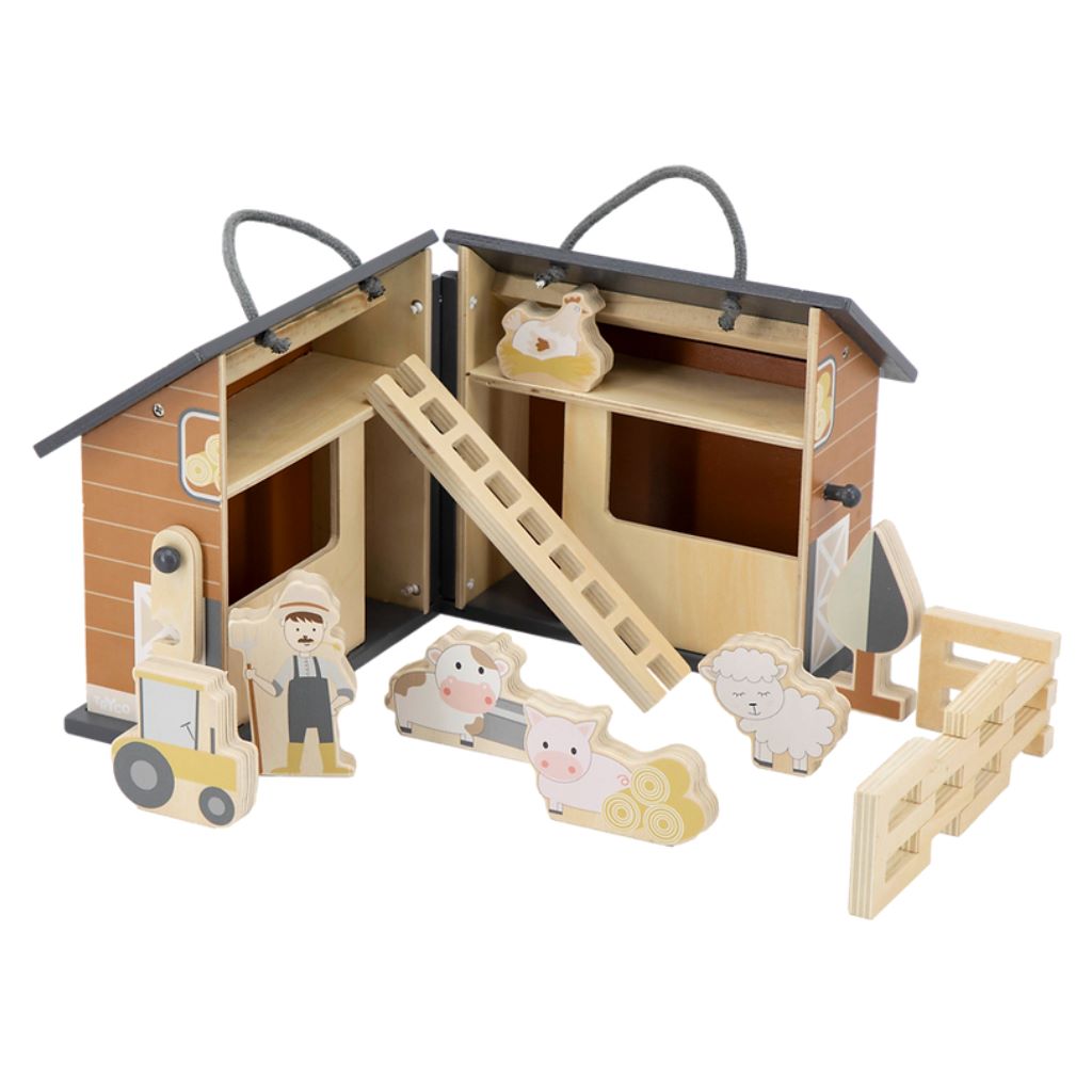 TRYCO FOLDABLE WOODEN FARMHOUSE – Precious Cargo