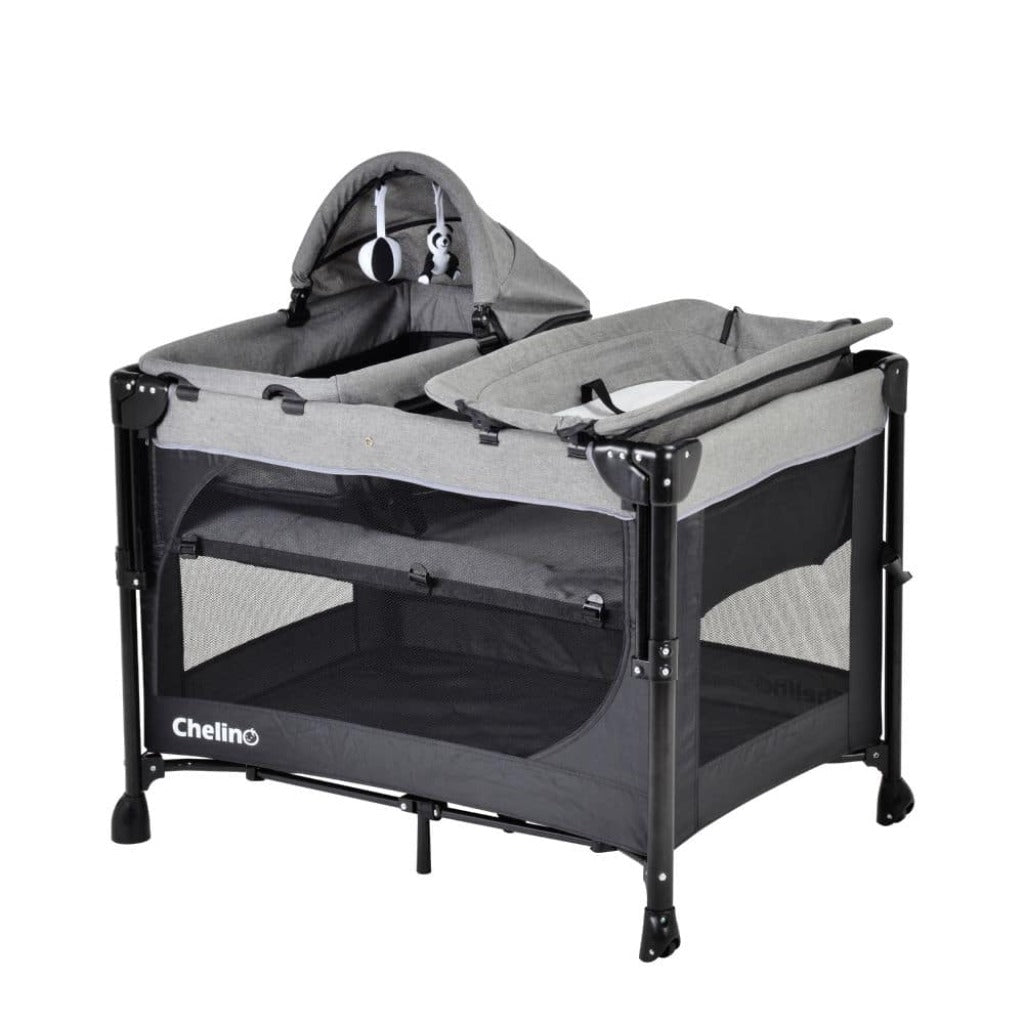 CHELINO TIFFANY LUX 2-IN-1 CO-SLEEPER CAMP COT – Precious Cargo